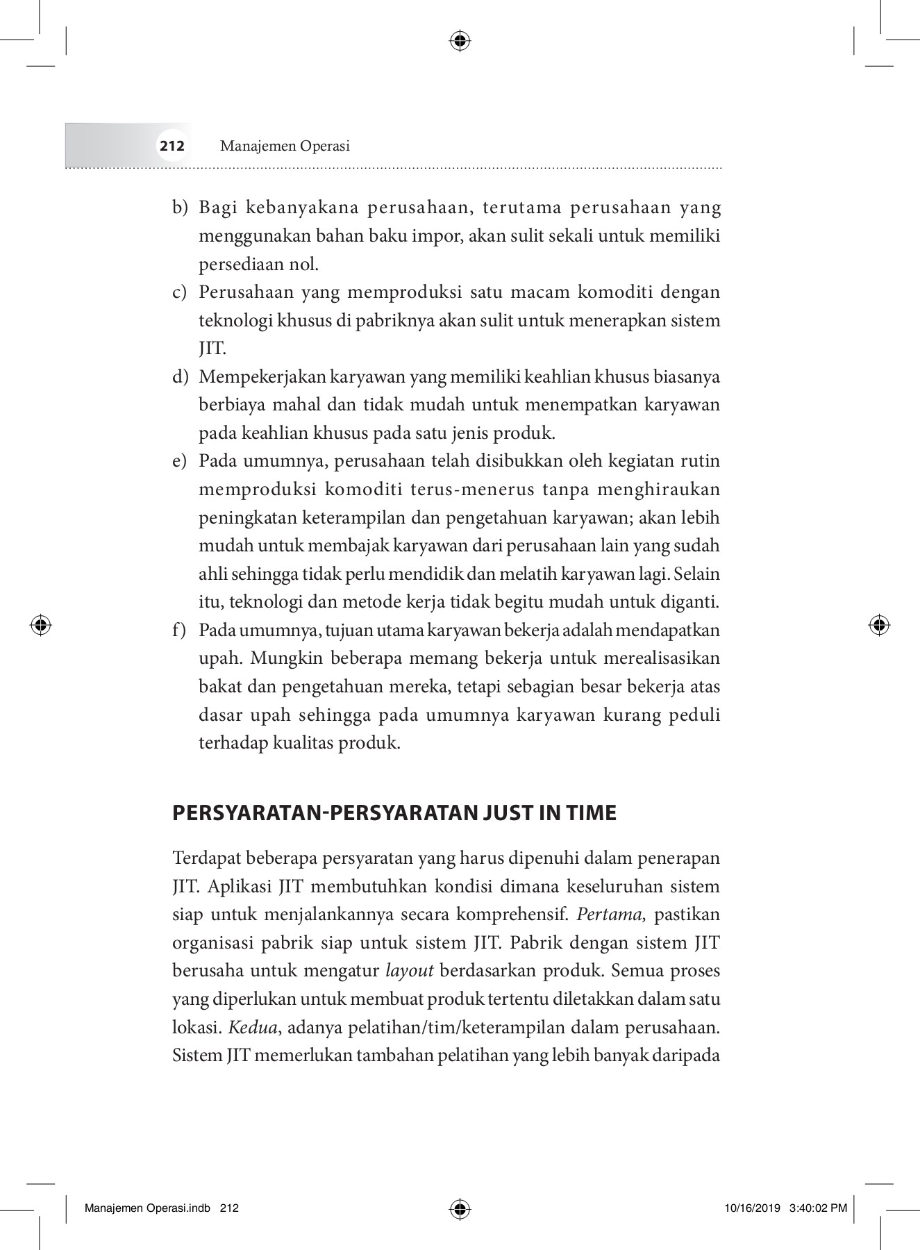 Manajemen Operasi - JAHARUDDIN - Page 232 | Flip PDF Online | PubHTML5
