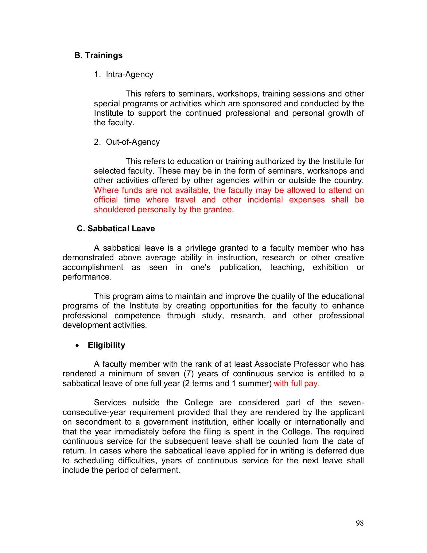 Faculty Manual - I am Vince - Page 114 | Flip PDF Online | PubHTML5