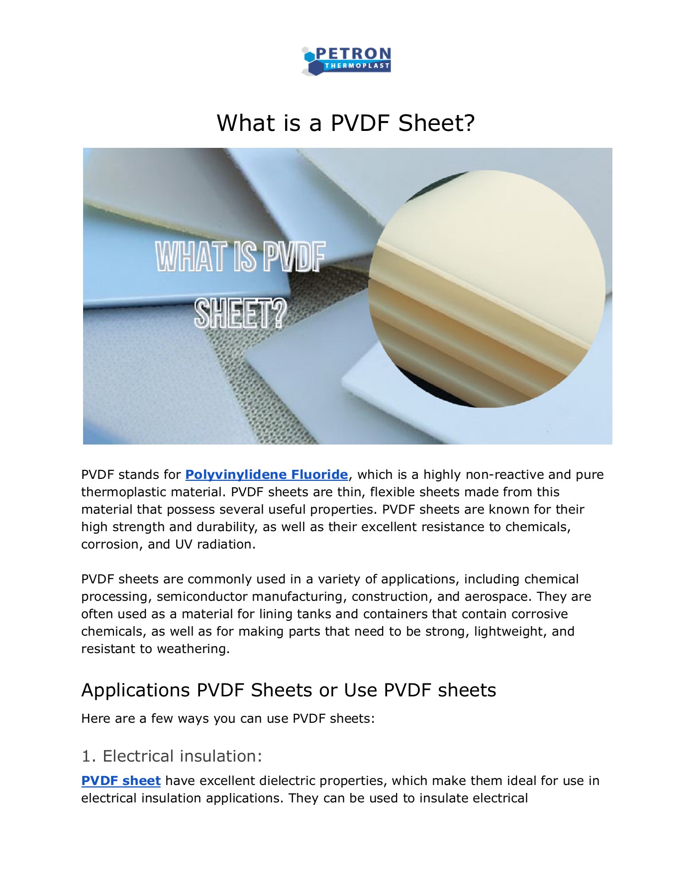 What is PVDF Sheet - website.petron2016 - Page 1 - 5 | Flip PDF Online ...