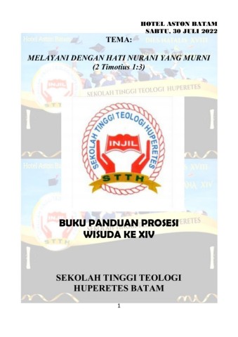 BUKU WISUDA STT HUPERETES