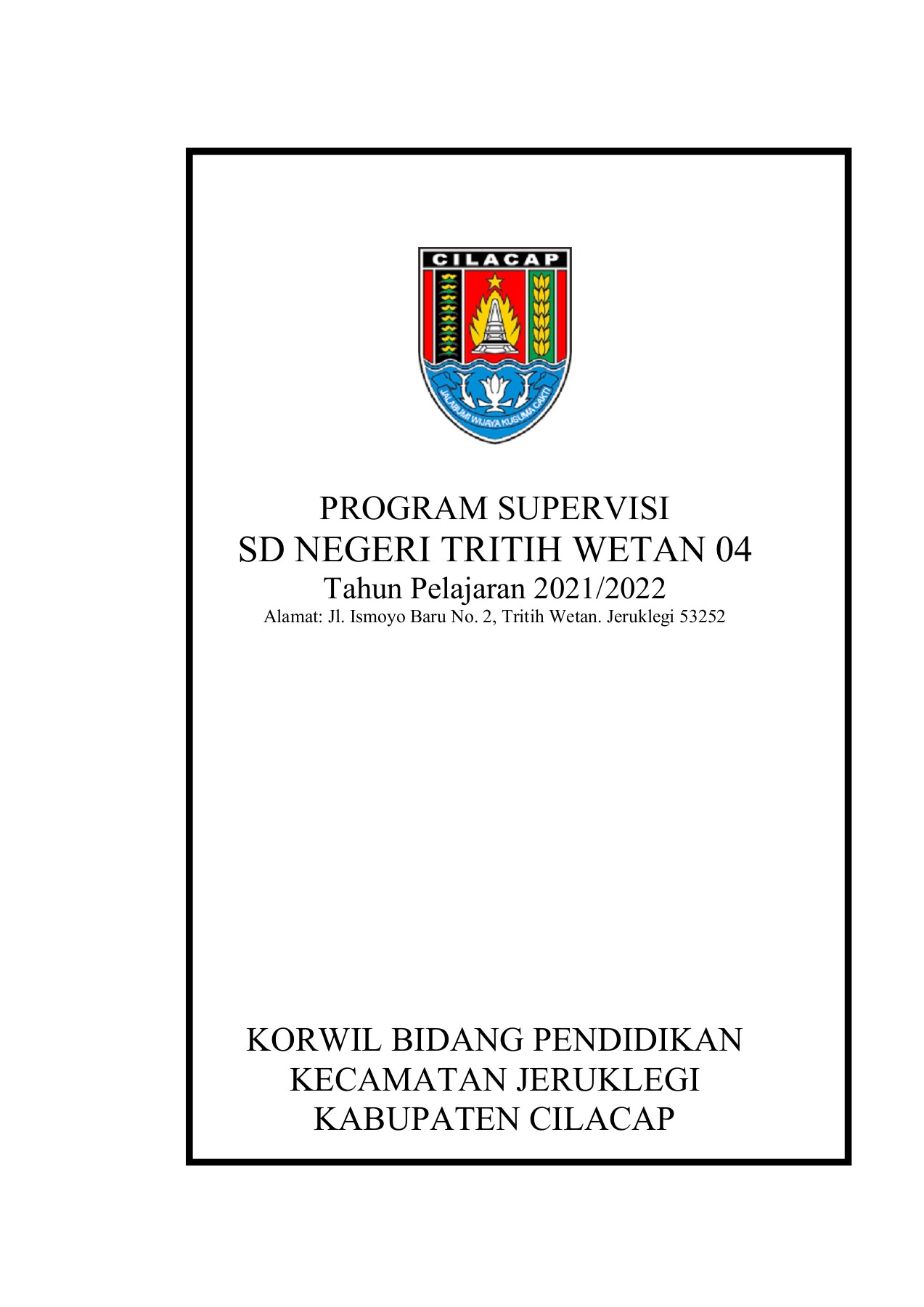 Program Supervisi SD TW 04 2021 - Marjono, LBR - Page 1 - 25 | Flip PDF ...