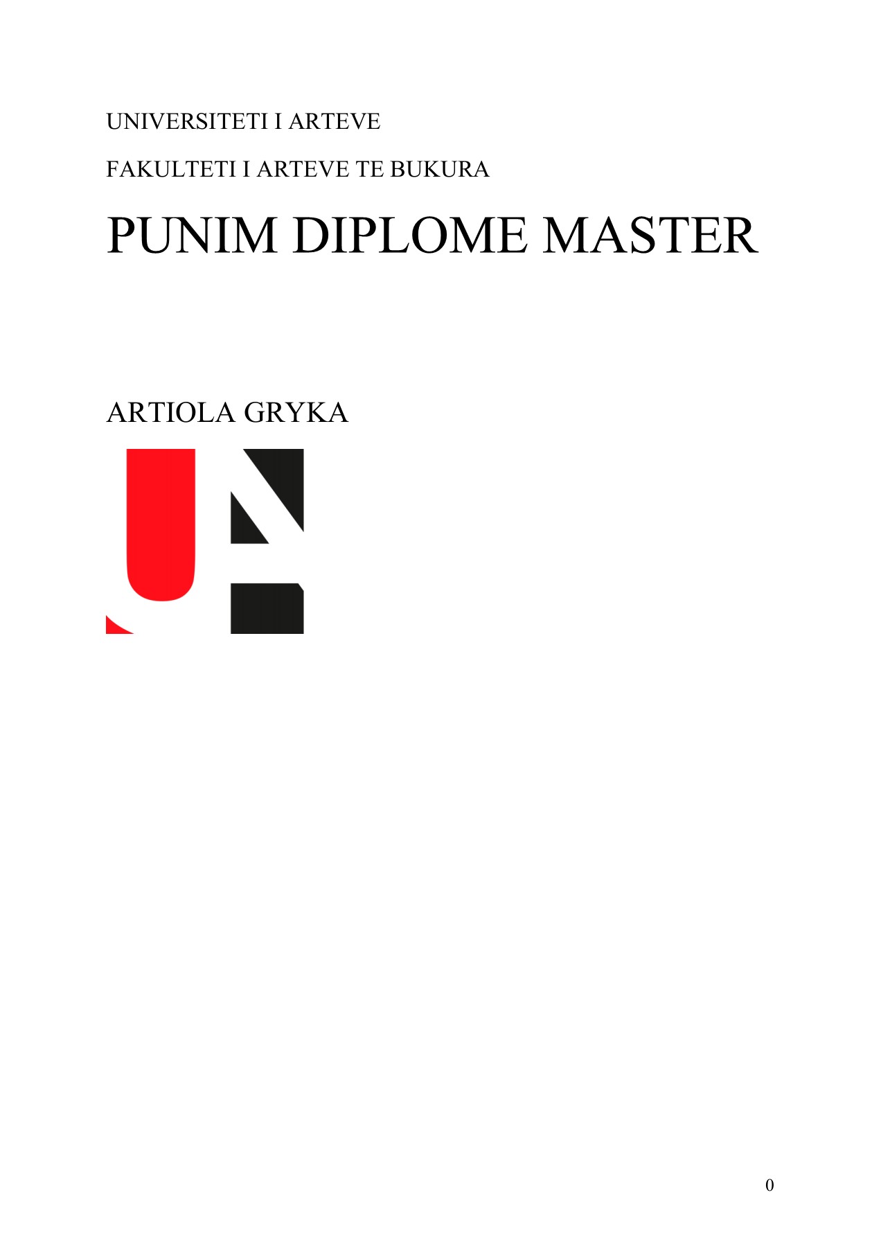 Diploma Shqip - Artiola Gryka - Page 1 - 39 | Flip PDF Online | PubHTML5