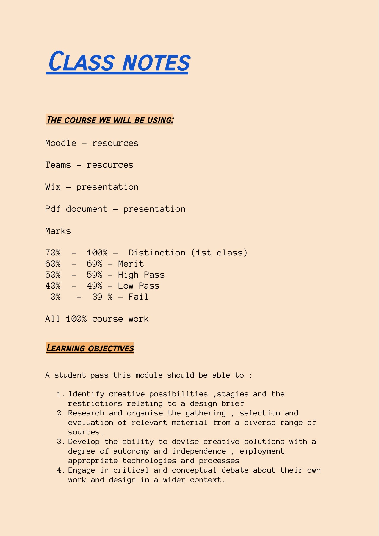 class notes - (1) - wailing _Rose - Page 1 - 4 | Flip PDF Online | PubHTML5