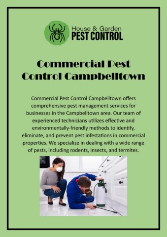 Commercial Pest Control Campbelltown - House & Garden Pest Control ...
