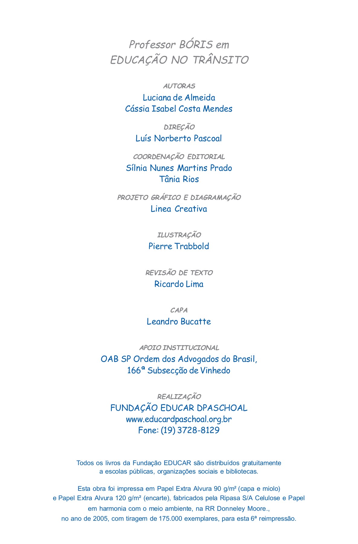 Prof. Boris em Educação no Trânsito - Fundação Educar - Página 2 | PDF ...