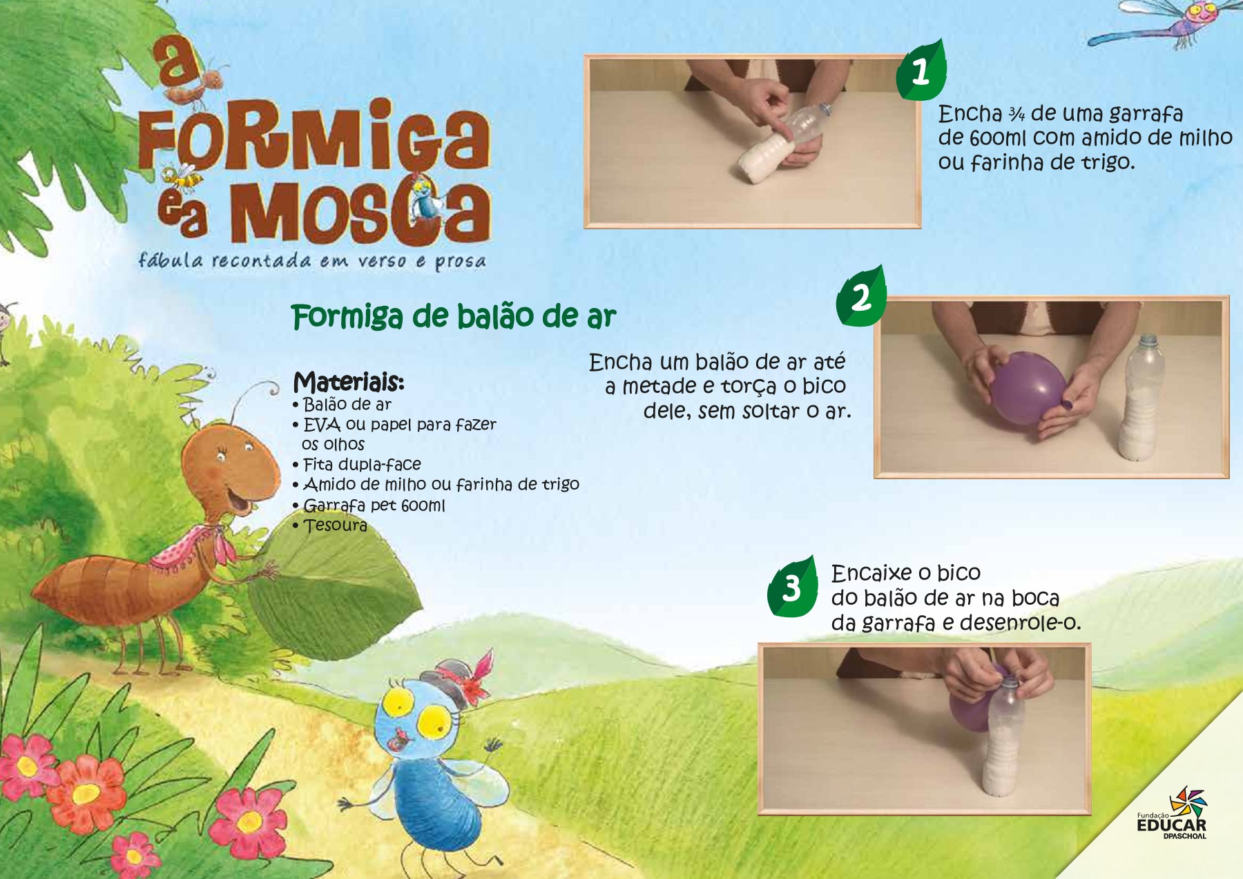 A Formiga e a Mosca - Fundação Educar - Página 1 - 2 | PDF Online ...