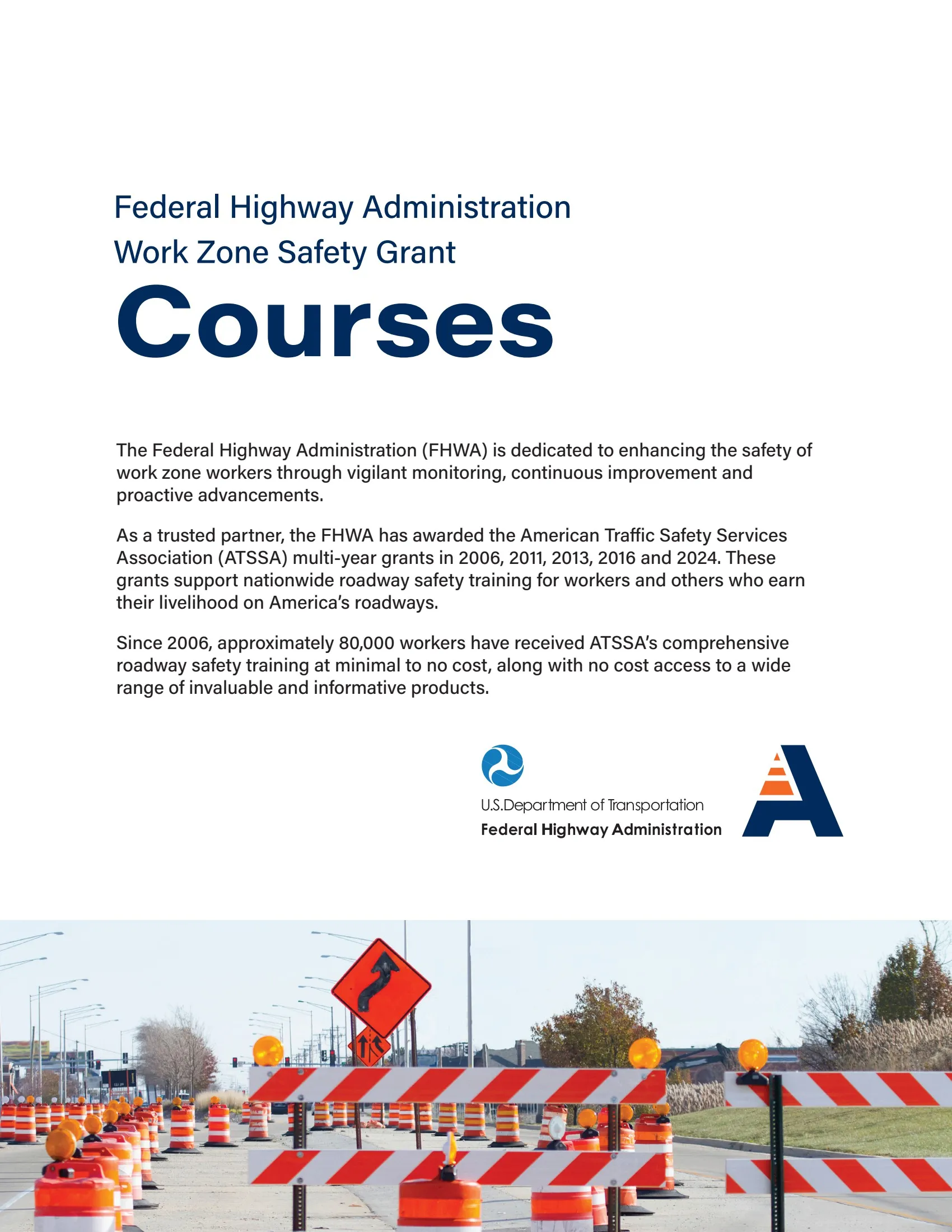 ATSSA FHWA Work Zone Safety Grant Courses - marketing - Page 2 | Flip ...