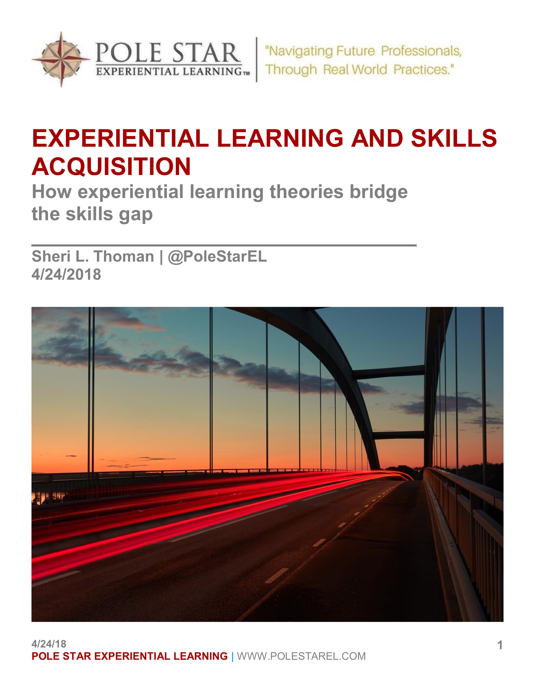 PSEL White Paper - Pole Star Experiential Learning - Page 1 | Flip PDF ...
