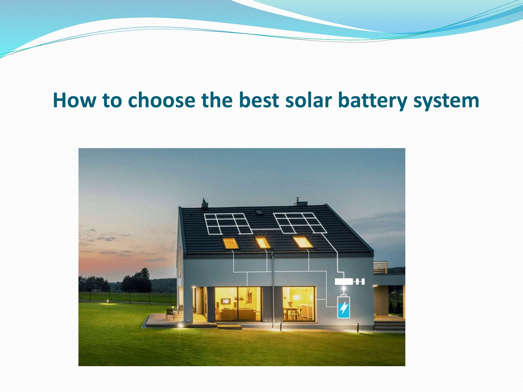 How to choose the best solar battery system - Solar Masters - Page 1 ...