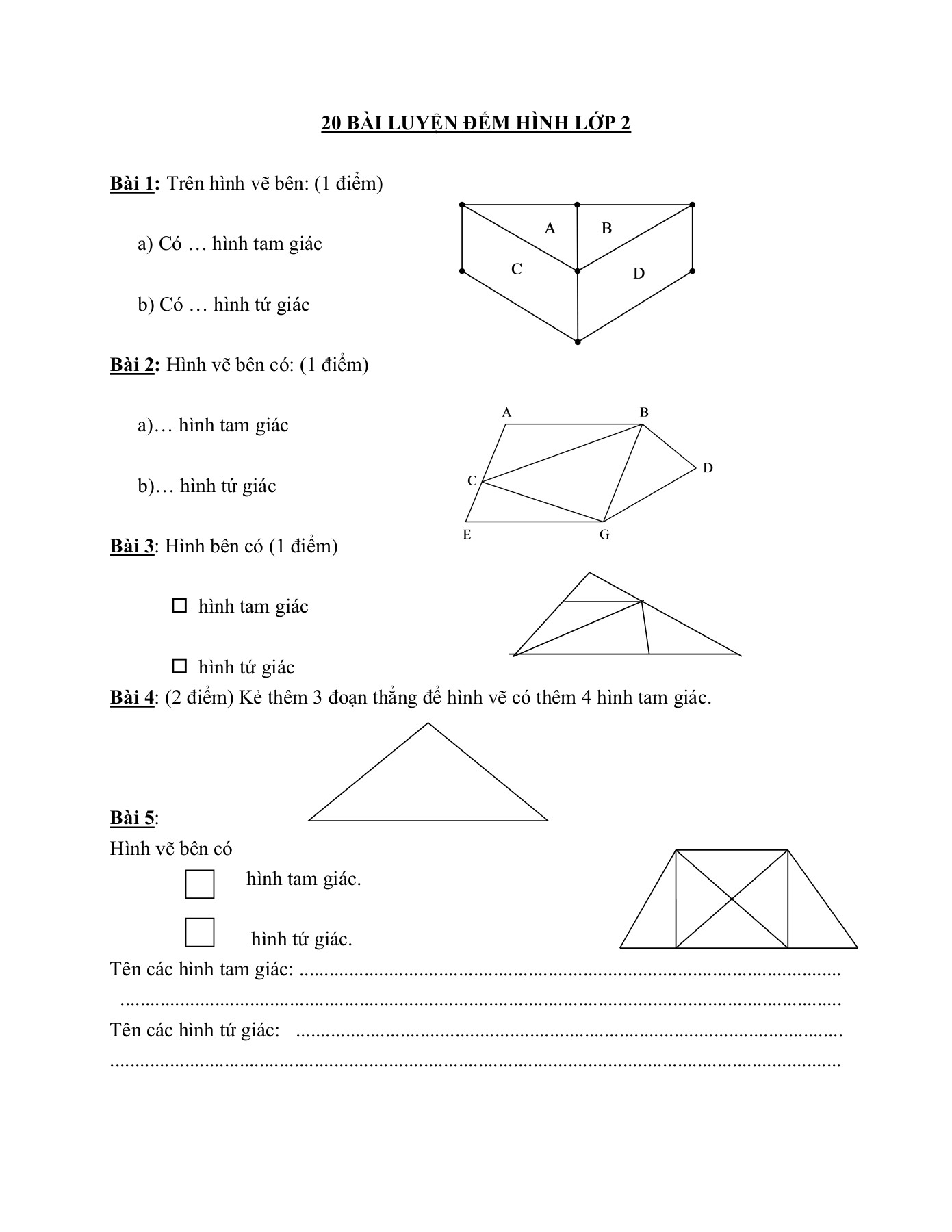 20-bai-toan-dem-hinh-lop-2 - Thư viện trường tiểu học Kẻ Sặt - Page 1 ...