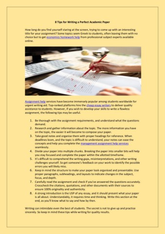 The ultimate guide to writing an assignment