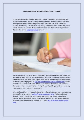 Cheap Assignment Help online from Experts instantly