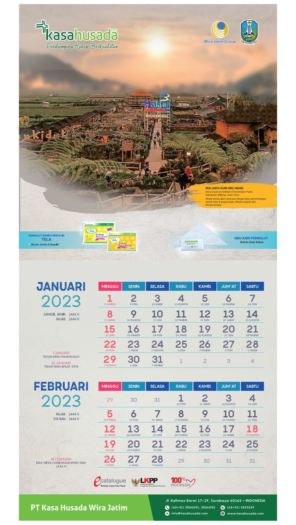 DESAIN KALENDER 2023 DRAFT - Asep Irawansyah - Halaman 1 - 7 | PDF ...