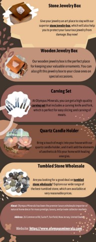 Stone Jewelry Box - Olympus Minerals - Page 1 - 1 | Flip PDF Online | PubHTML5