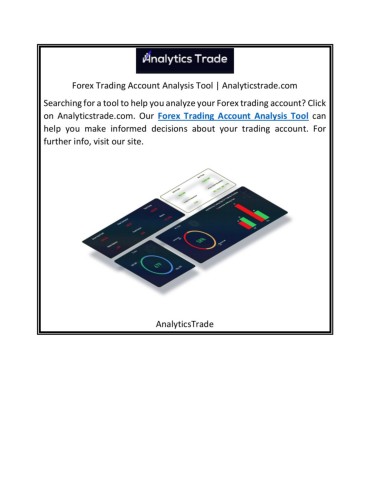 Forex Trading Account Analysis Tool | Analyticstrade.com