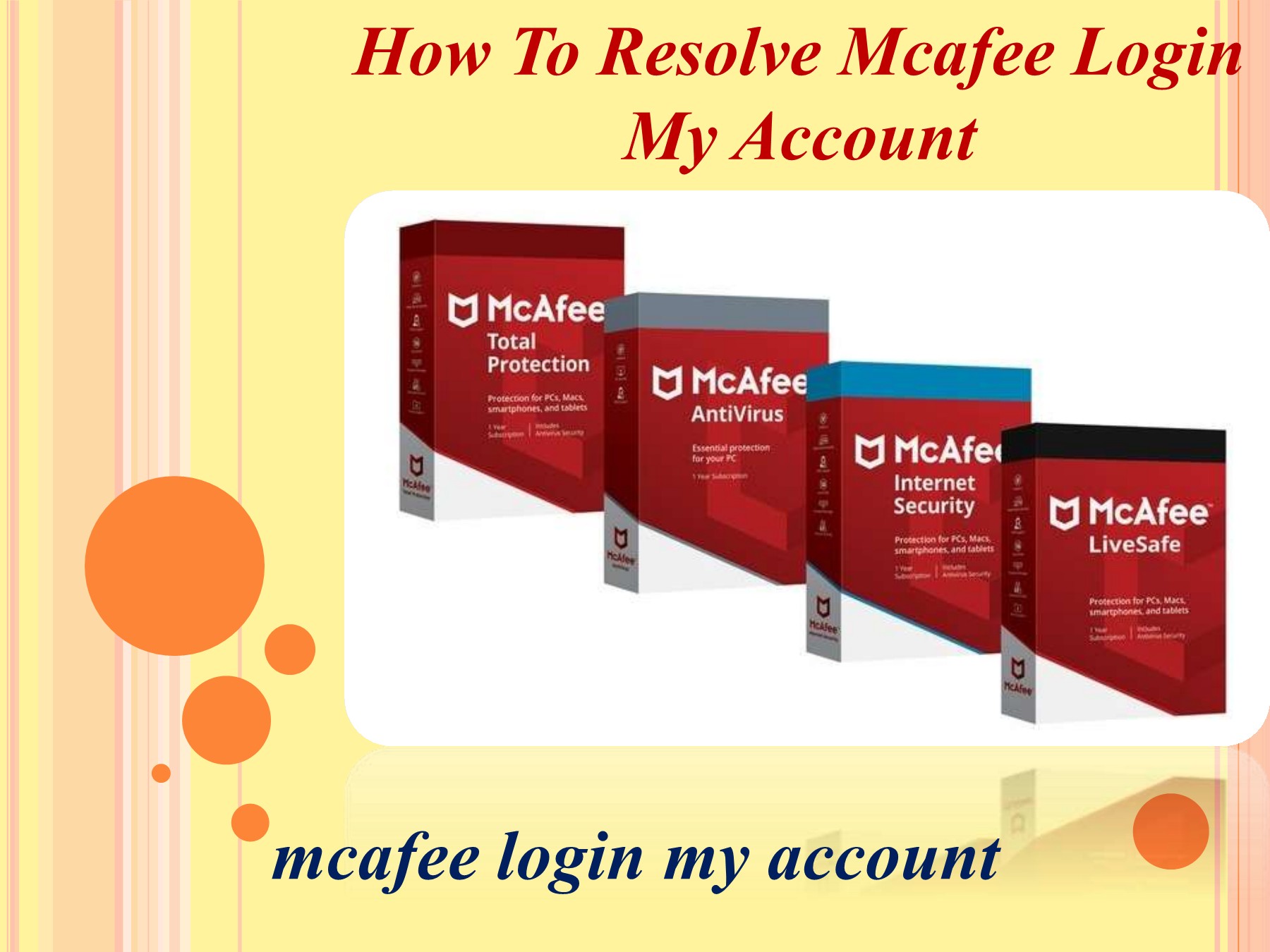 How To Resolve Mcafee Login My Account - harryed129 - Page 1 - 5 | Flip ...