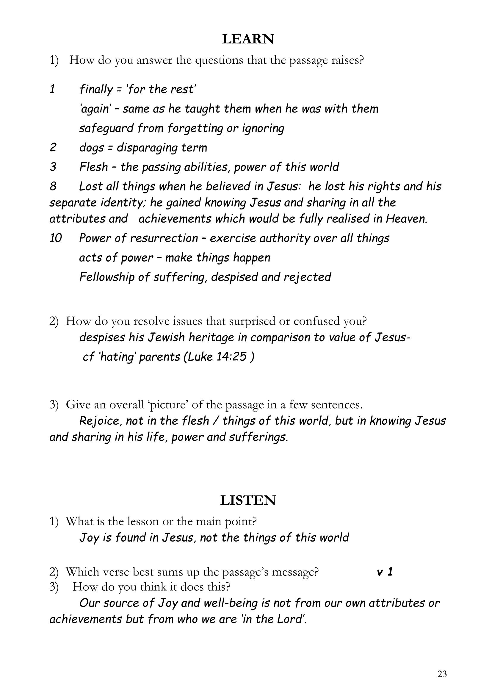 Philippians Leaders Guide - TPC - Page 29 | Flip PDF Online | PubHTML5