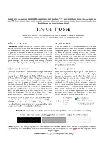 Lorem Ipsum - All the facts - Lipsum generator - Bilal Al Faruq - Page ...