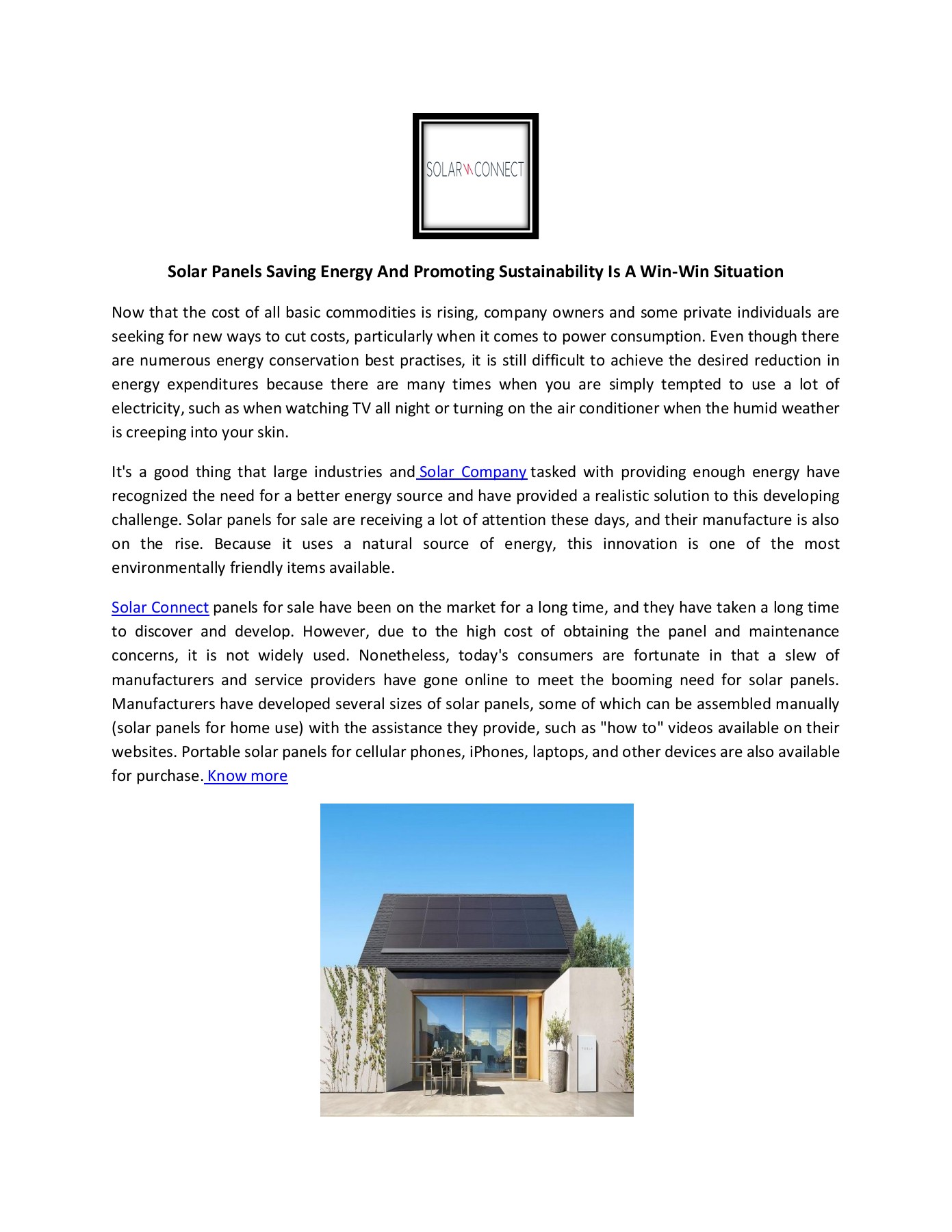 Solar Installation In USA | Solar Connect - Solar Connect - Page 1 - 2 ...