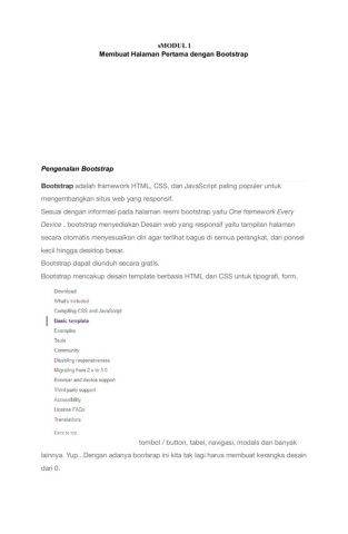 Belajar Menggunakan Bootstrap Framework .docx - Mukhammad Ato'illah putra - Halaman 60 | PDF ...
