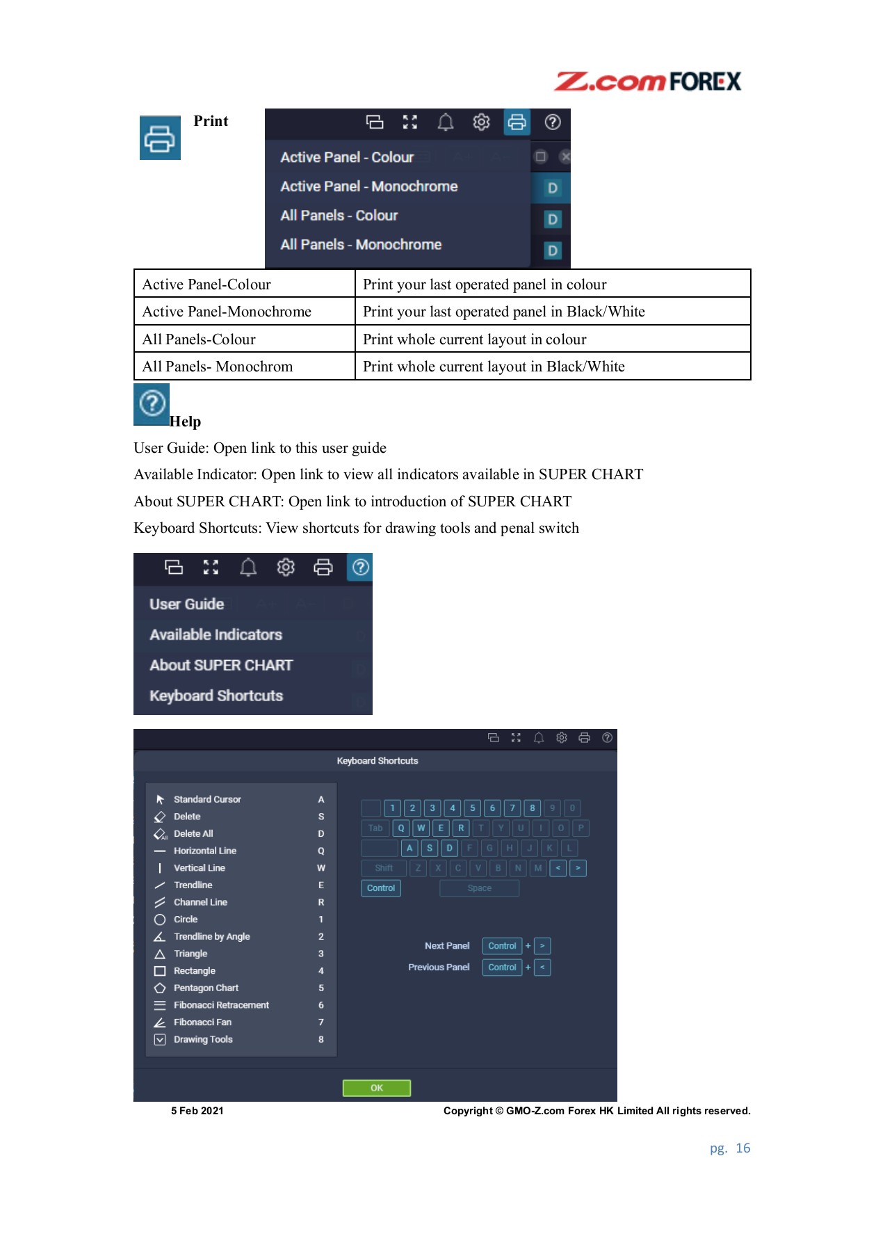 SUPER CHART User Guide - GMO-Z.com Forex HK Limited (Z.com Trade 技慕環球通 ...