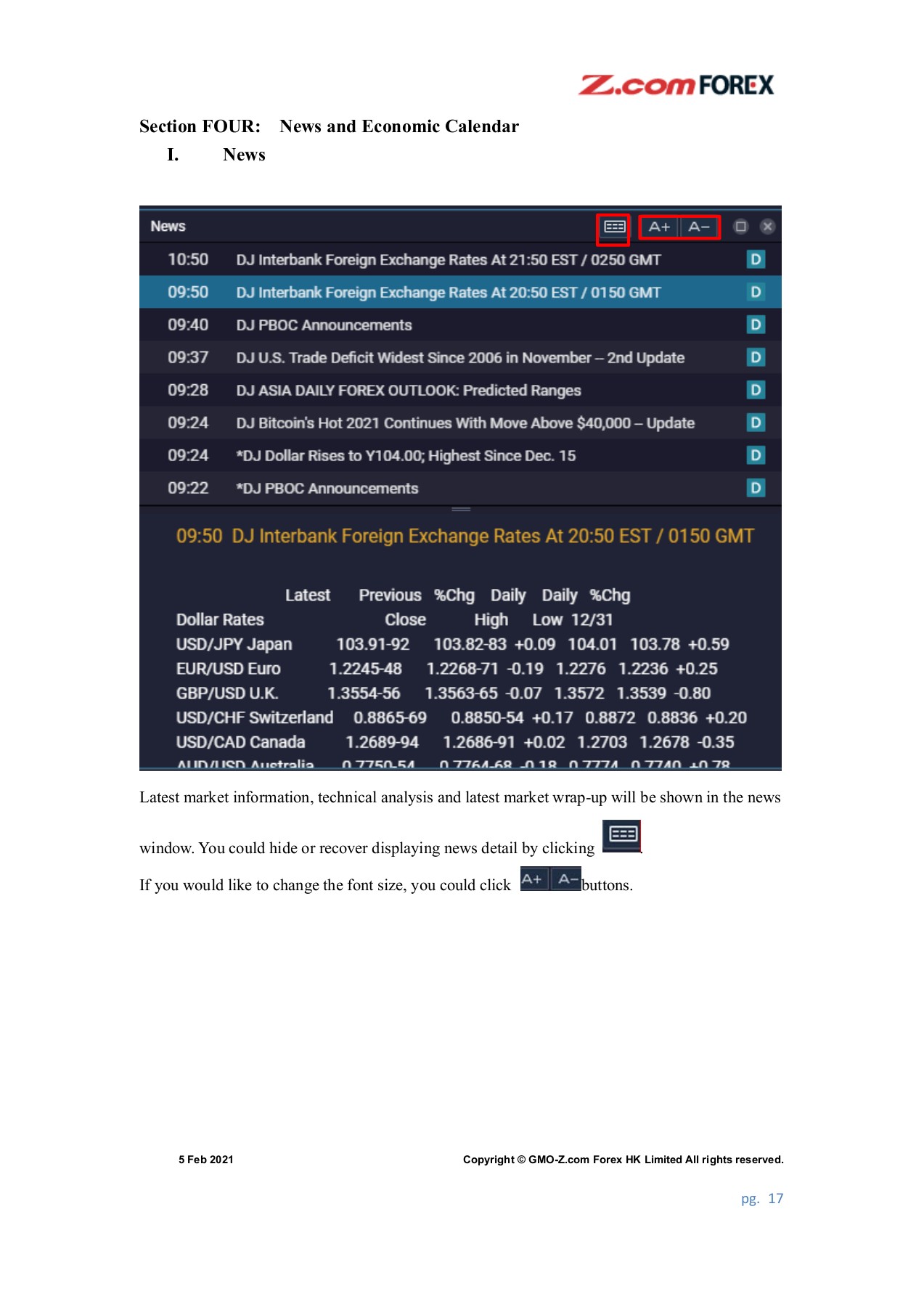 SUPER CHART User Guide - GMO-Z.com Forex HK Limited (Z.com Trade 技慕環球通 ...
