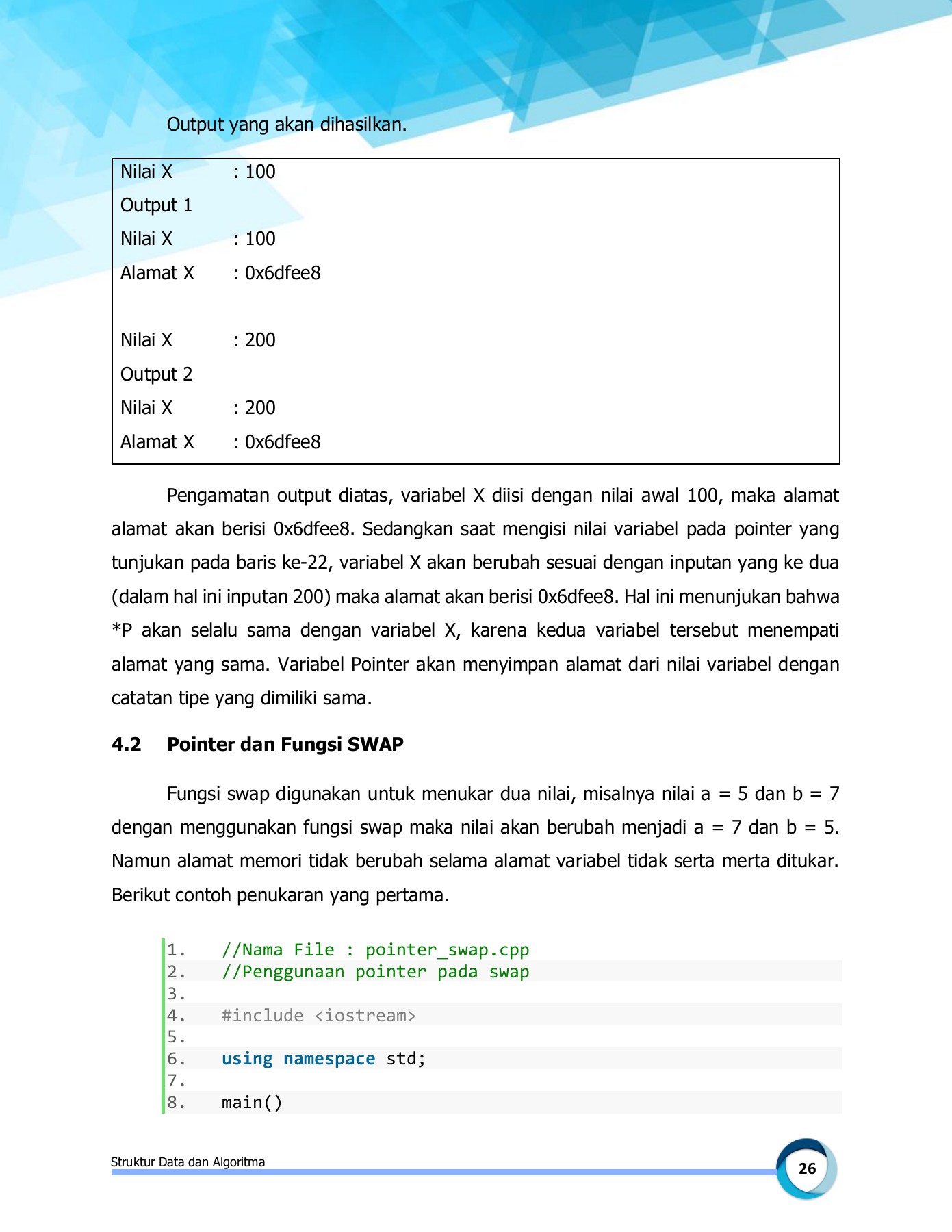 Modul Praktikum Struktur Data dan Algoritma 3.0 - Hendriyana - Page 31 ... Modul Praktikum Struktur Data dan Algoritma 3.0 - Hendriyana - Page 31 ...