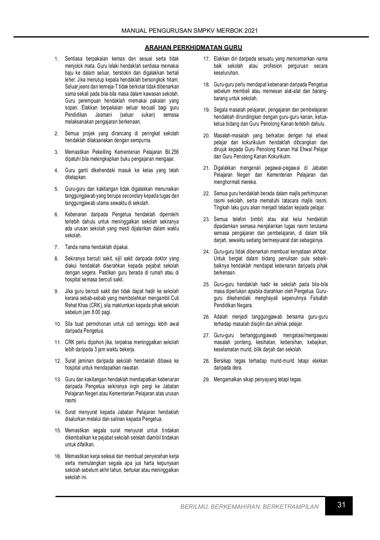 MANUAL PENGURUSAN SMPKVM 2021 - Nur Rawaidah - Muka Surat 36 | Membalik PDF Dalam talian | PubHTML5