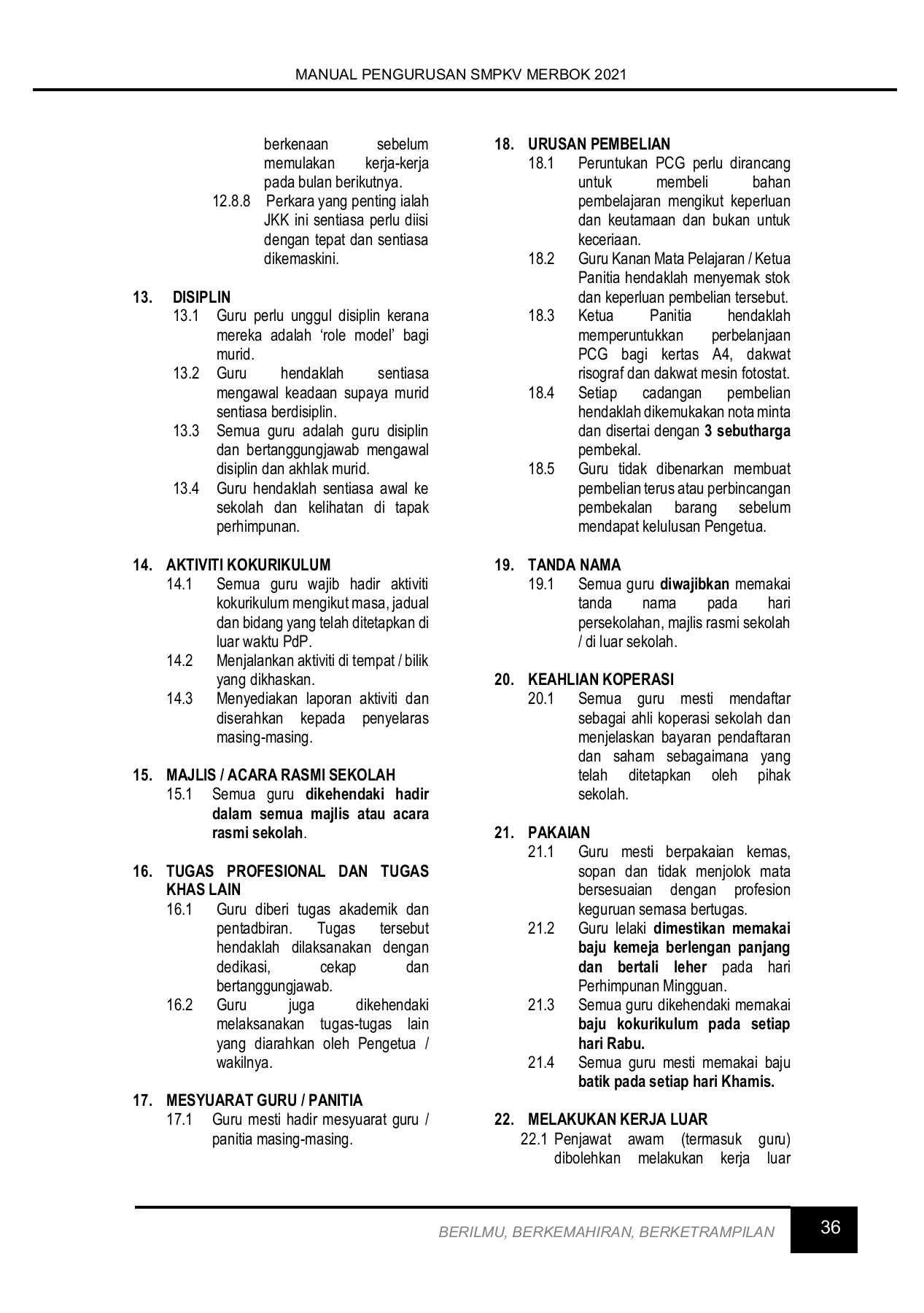 MANUAL PENGURUSAN SMPKVM 2021 - Nur Rawaidah - Muka Surat 41 | Membalik PDF Dalam talian | PubHTML5