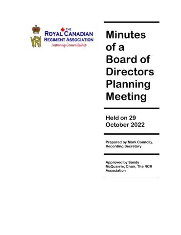 20221031_Minutes BOD Meeting 29 Oct