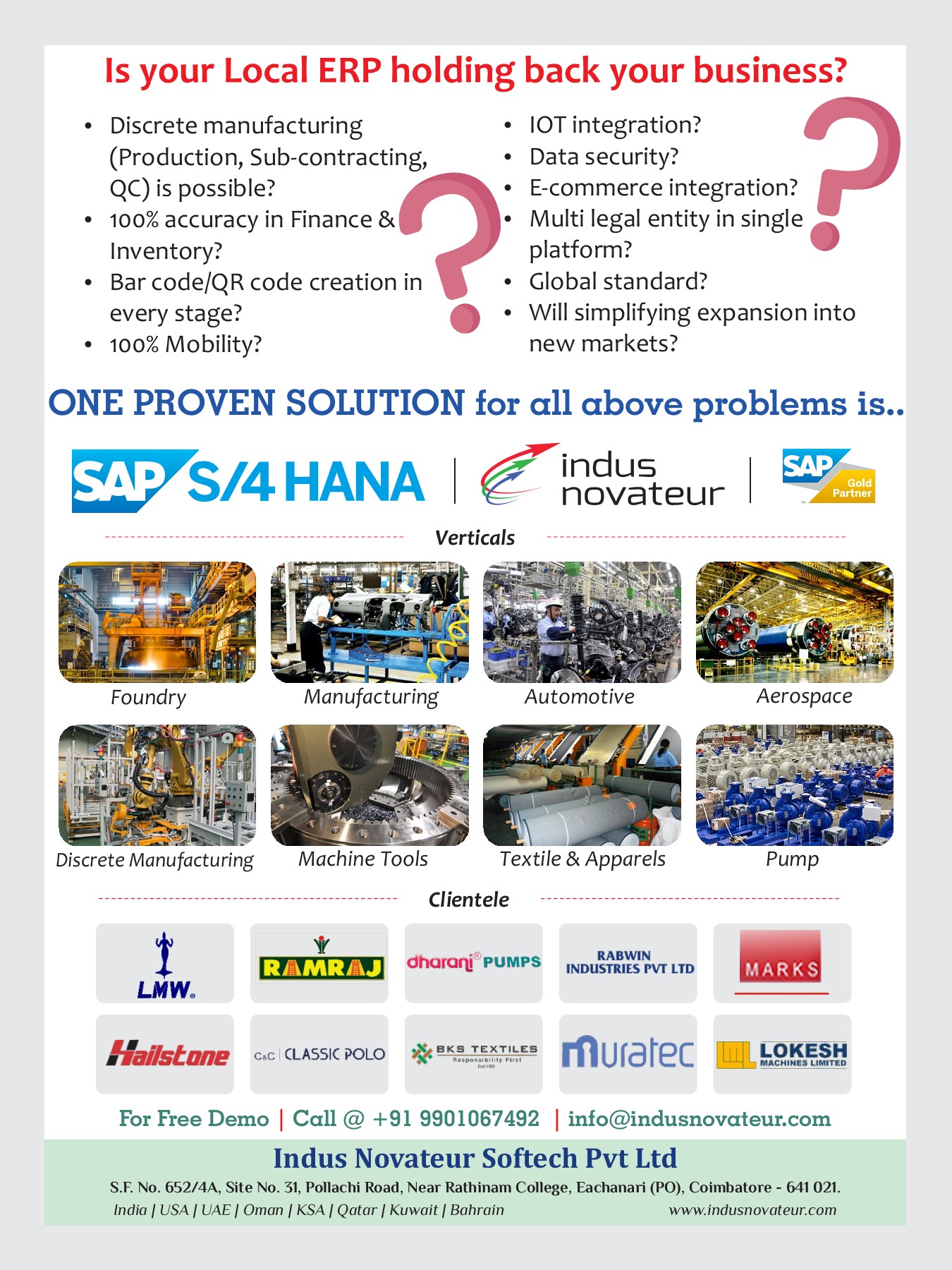 Indus Novateur Poster Codissia - March - 2 - 2020 - Indus Novateur Softech Pvt Ltd - Page 1 - 1 ...