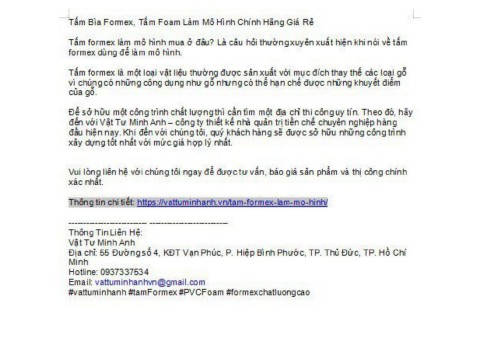 Tấm Bìa Formex, Tấm Foam Làm Mô Hình Chính Hãng Giá Rẻ