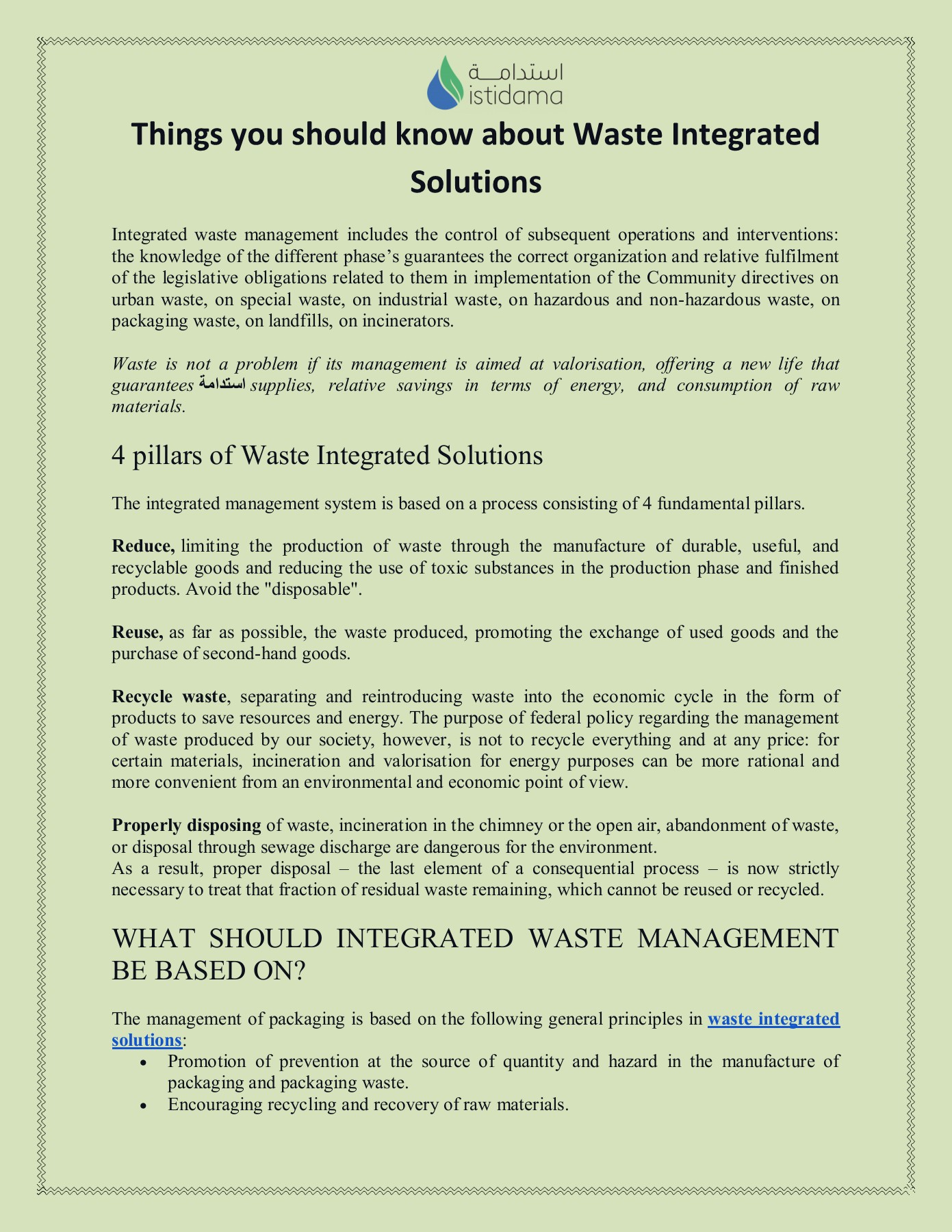 Things you should know about Waste Integrated Solutions ...