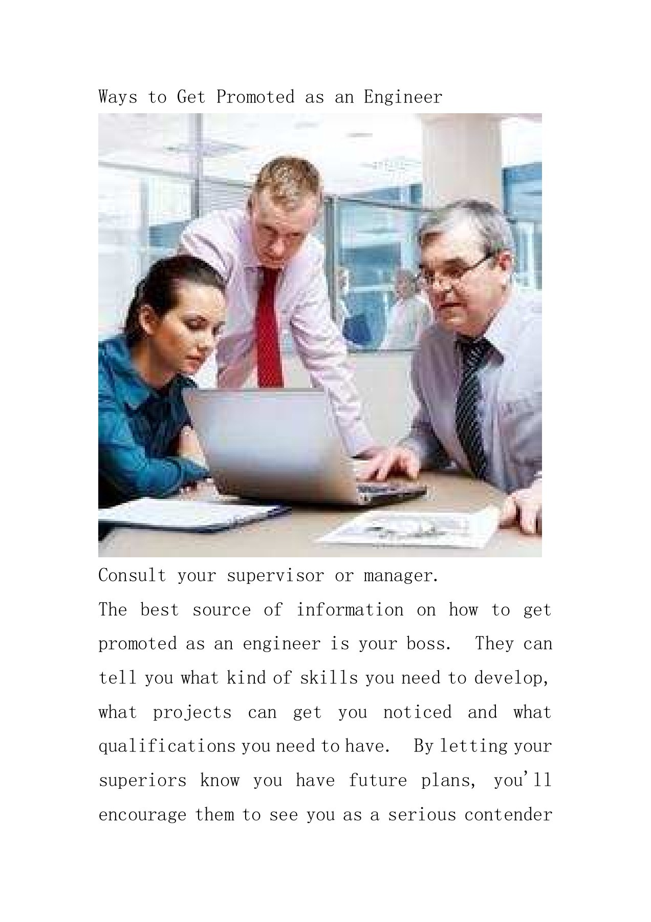 Ways to Get Promoted as an Engineer - aiden - Page 1 - 4 | Flip PDF ...
