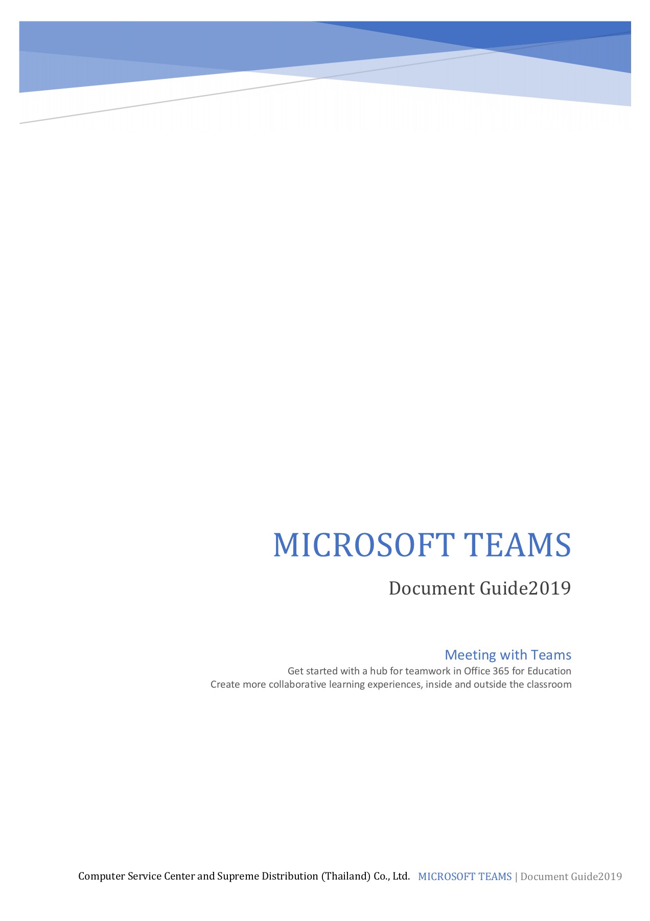 Microsoft Teams-Guide2019 - NKRAFA EduQA - Page 1 - 21 | Flip PDF ...