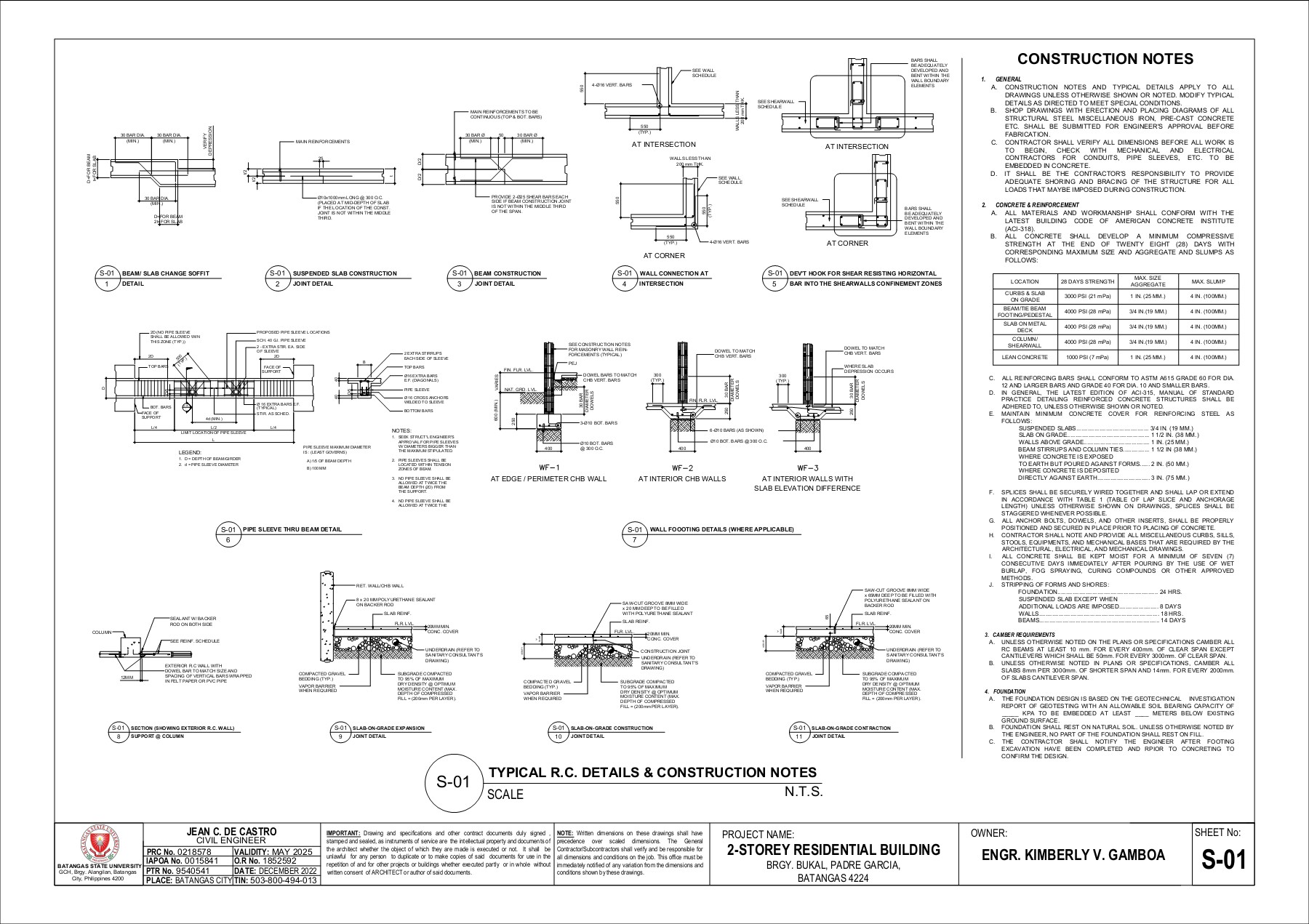 Struc.De Castro.3108 cad - Jean De Castro - Page 1 - 14 | Flip PDF ...