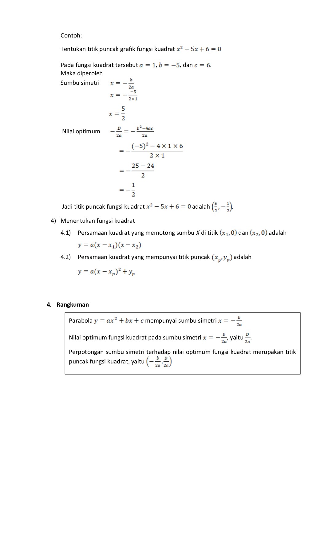 Persamaan dan Fungsi Kuadrat - totokdariyanto - Halaman 14 | PDF Online ...