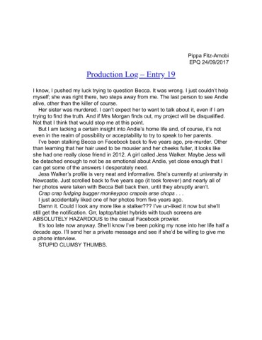 A Good Girl's Guide to Murder [₁²] - Vector's Podcast - Page 138 | Flip ...