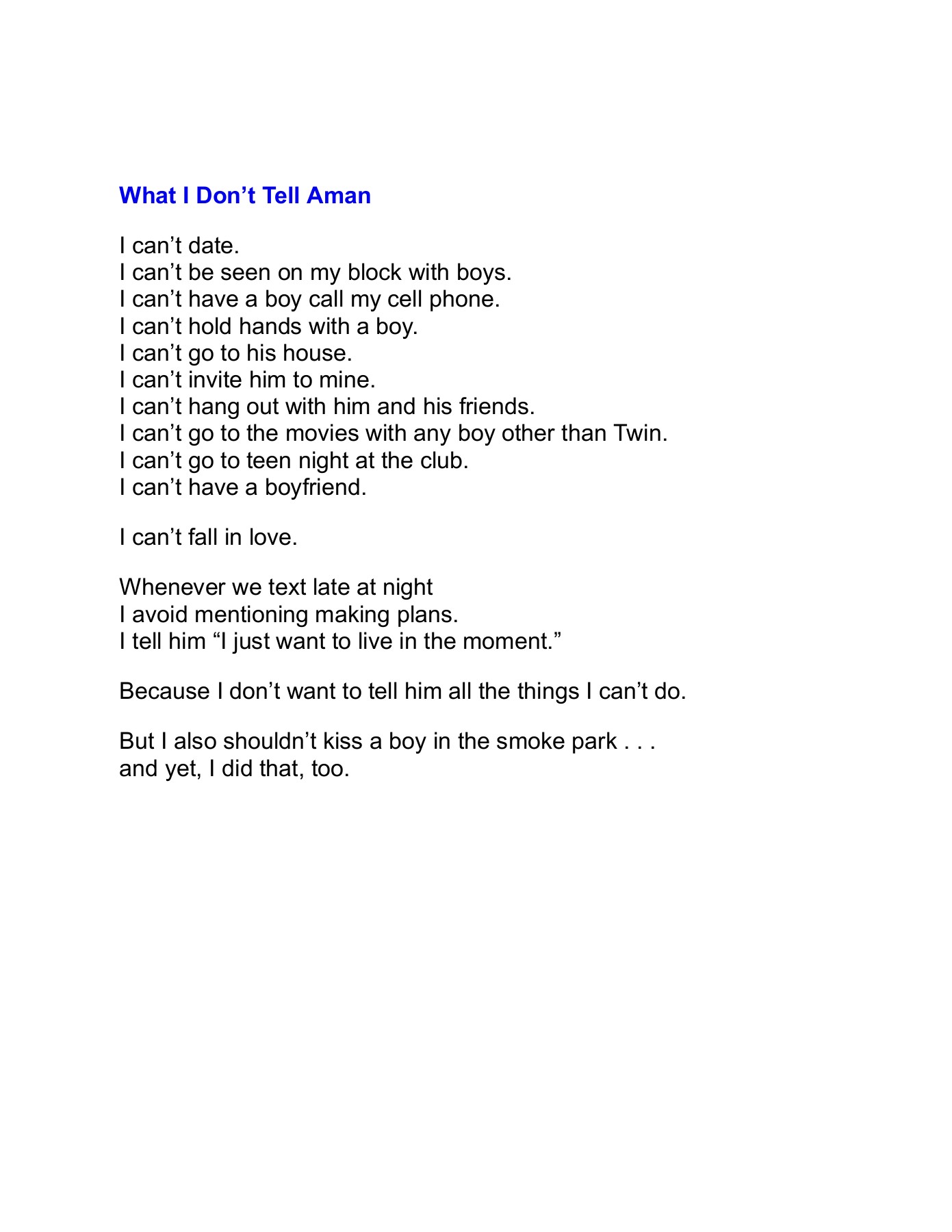 The Poet X - Vector's Podcast - Page 126 | Flip PDF Online | PubHTML5