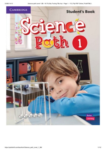 Science path Level 1 SB - Võ Thị Sáu Trường Tiểu học - Page 1 - 112 _ Flip PDF Online _ PubHTML5 ...