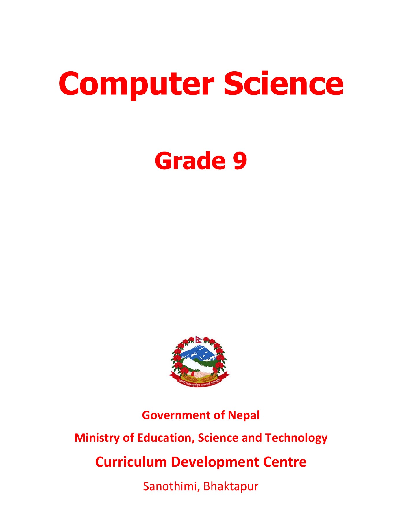 Computer Science Grade 9 - Suraj Shah Lahera - Page 1 - 273 | Flip PDF Online | PubHTML5