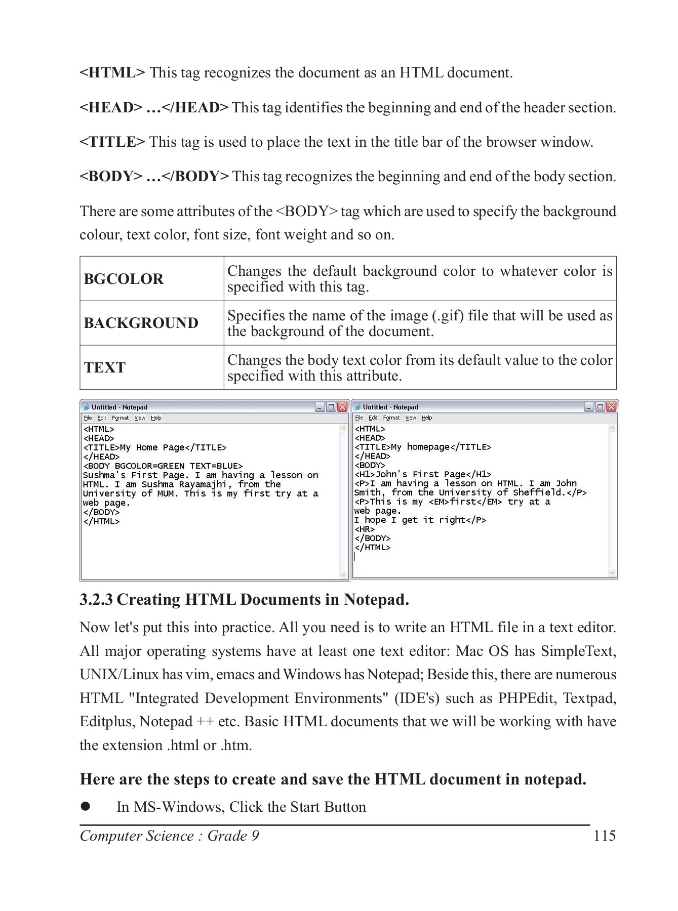 Computer Science Grade 9 - Suraj Shah Lahera - Page 122 | Flip PDF Online | PubHTML5