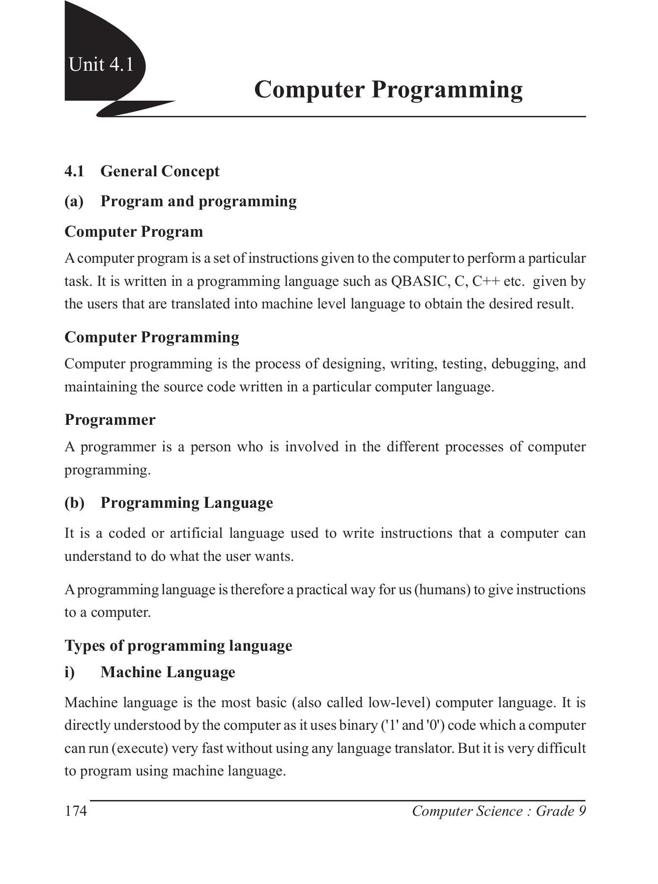 Computer Science Grade 9 - Suraj Shah Lahera - Page 181 | Flip PDF ...