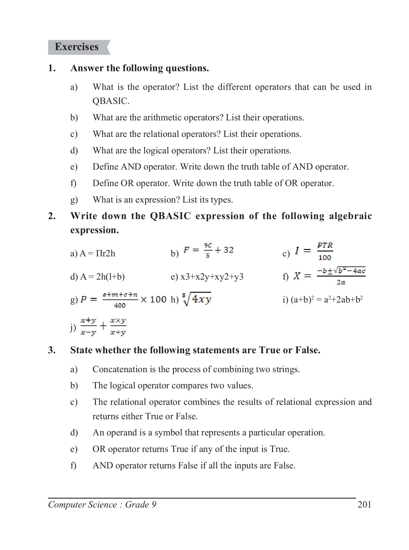 Computer Science Grade 9 - Suraj Shah Lahera - Page 208 | Flip PDF ...