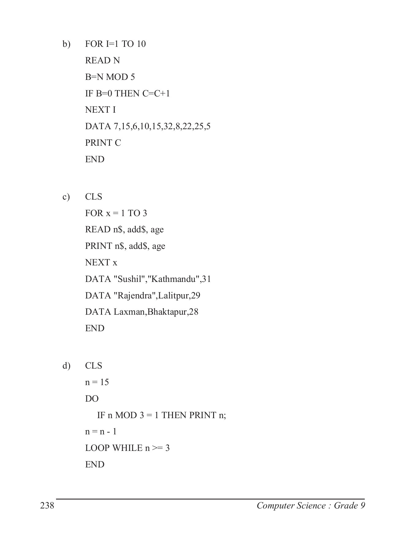 Computer Science Grade 9 - Suraj Shah Lahera - Page 245 | Flip PDF ...