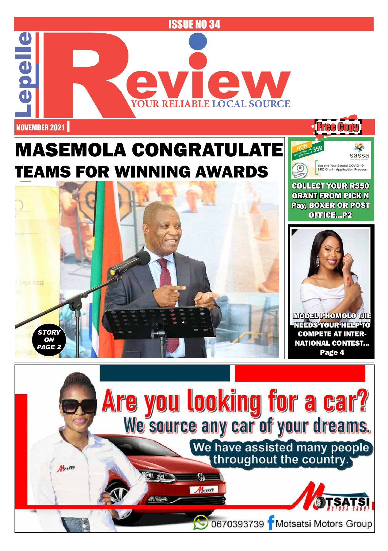 Lepelle Review November edition - nakampel66 - Page 1 - 8 | Flip PDF ...