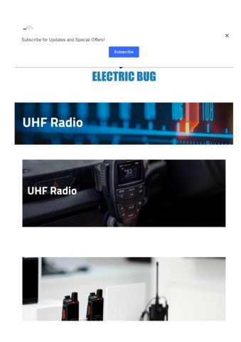 UHF Radio - Electric Bug - Page 1 - 5 | Flip PDF Online | PubHTML5