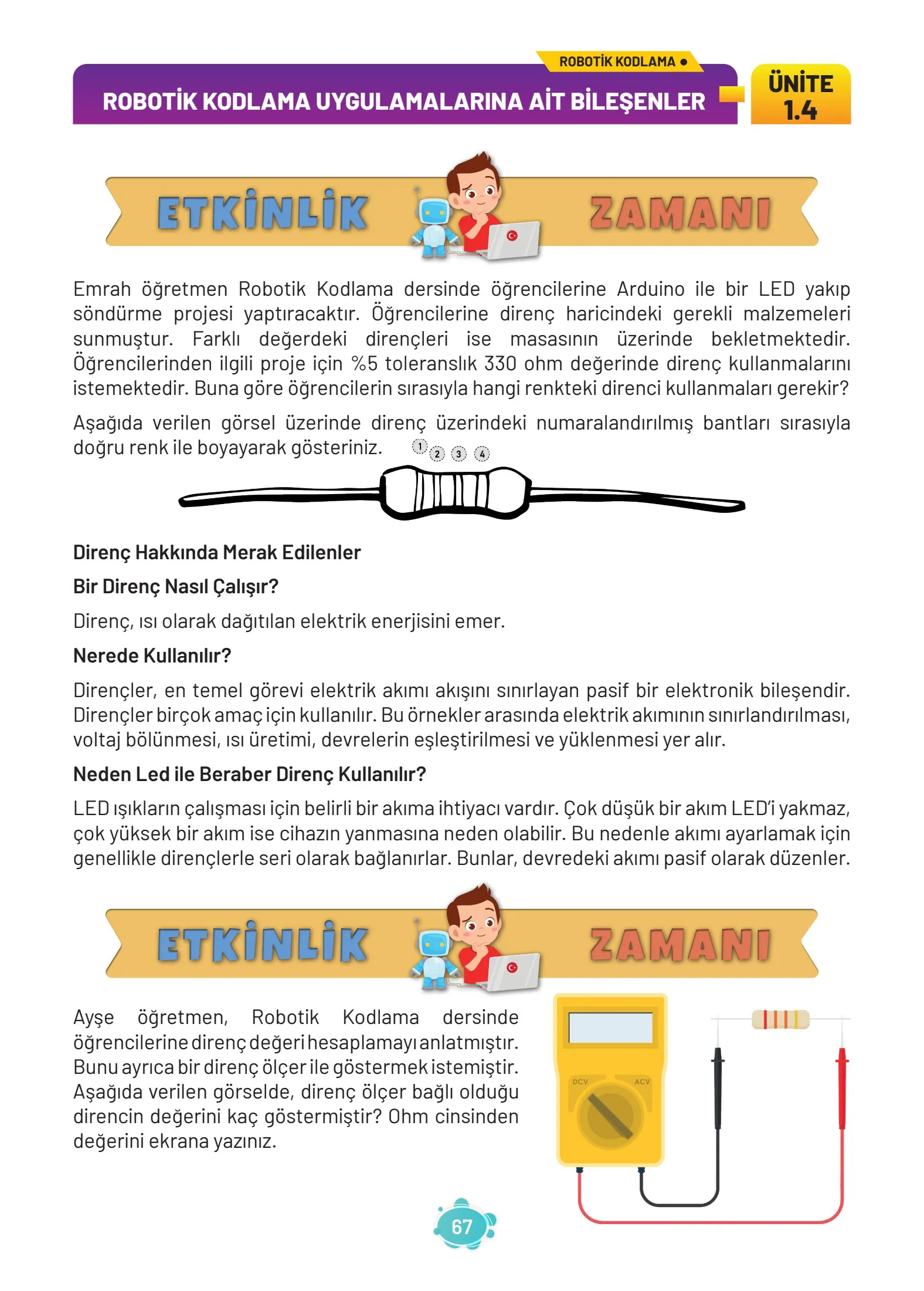 Robotik Kodlama - AHMET TARAK - Sayfa 73 | Çevrimiçi PDF | PubHTML5