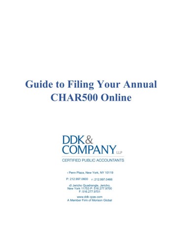 CHAR500 EFile Manual - updated - akaye - Page 1 - 0 | Flip PDF Online ...