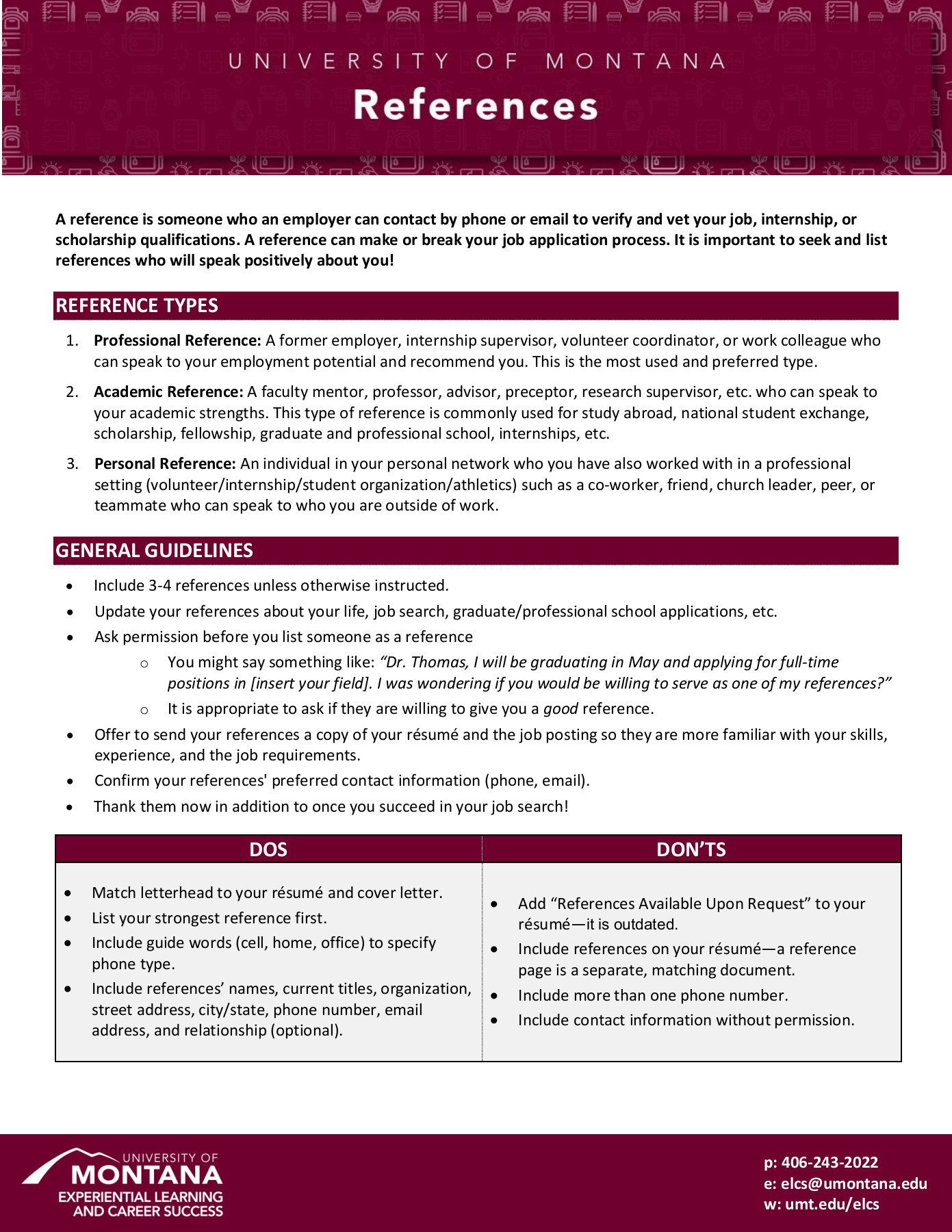 ELCS References Handout - ELCS - Page 1 - 3 | Flip PDF Online | PubHTML5